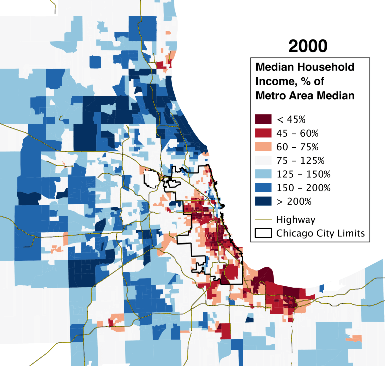 Chicago’s Growing Income Donut – Daniel Kay Hertz